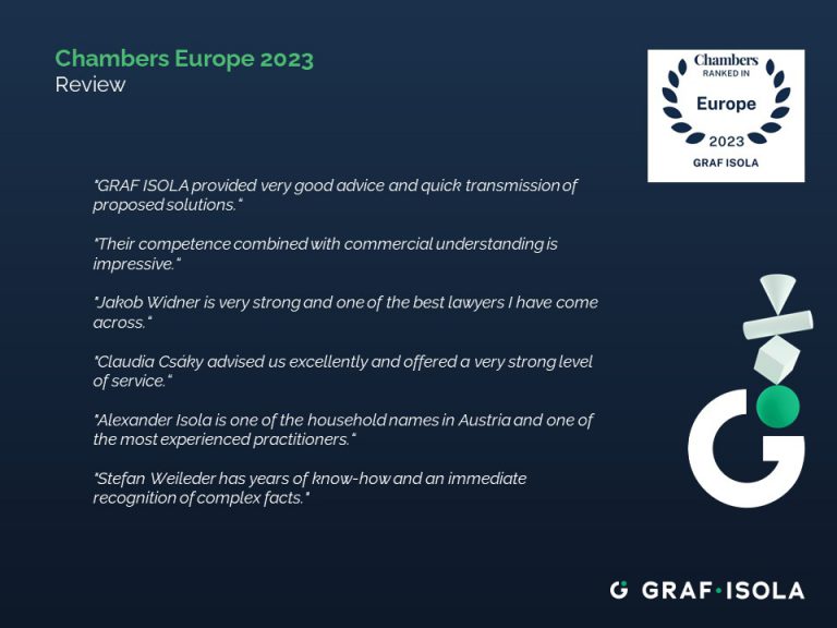 Chambers Europe 2023 - Review - Graf Isola